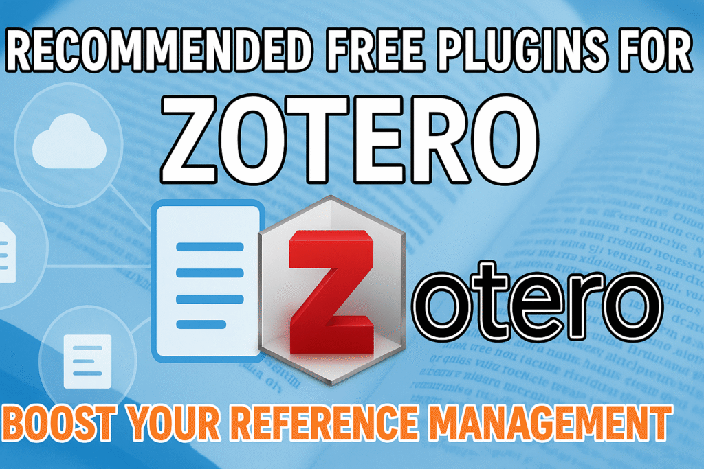 Recommended Free Plugins for Zotero: Boost Your Reference Management ...