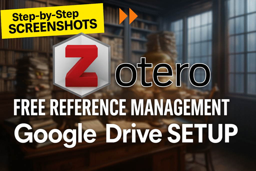 How to Set Up Zotero with Google Drive - Lifelong Research ｜ Resources and Insights for ...