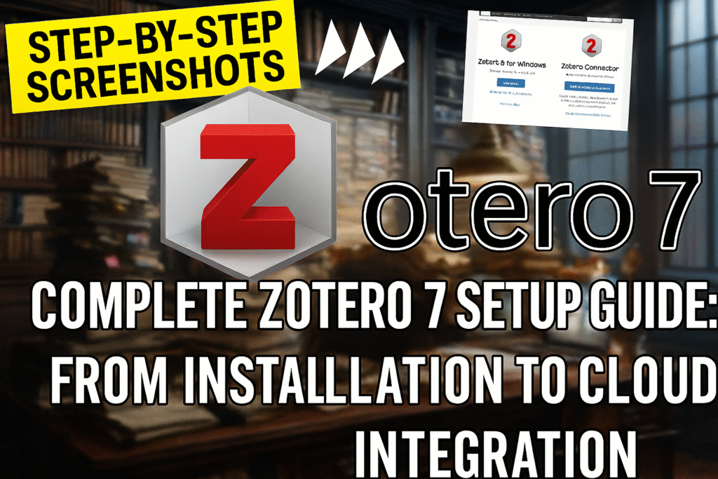 Complete Zotero 7 Setup Guide: From Installation to Cloud Integration - Lifelong Research ...